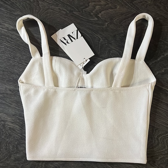 Zara | Tops | Nwt Zara Cropped Top | Poshmark
